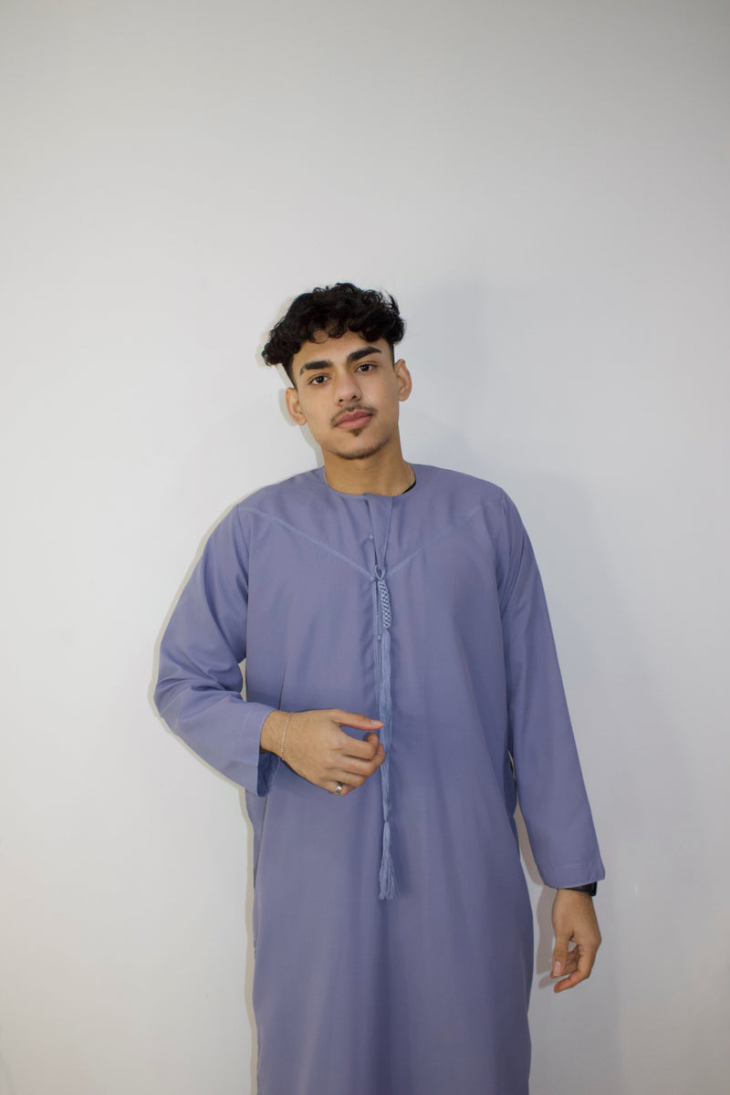 Emirati Thobe (Bright Indigo) – Glamabayasss